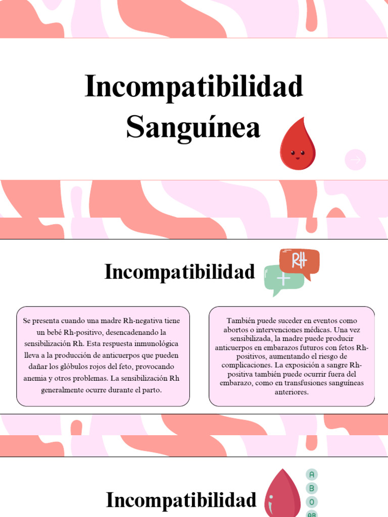 Incompatibilidad Sanguínea | Descargar gratis PDF | Epidemiología ...