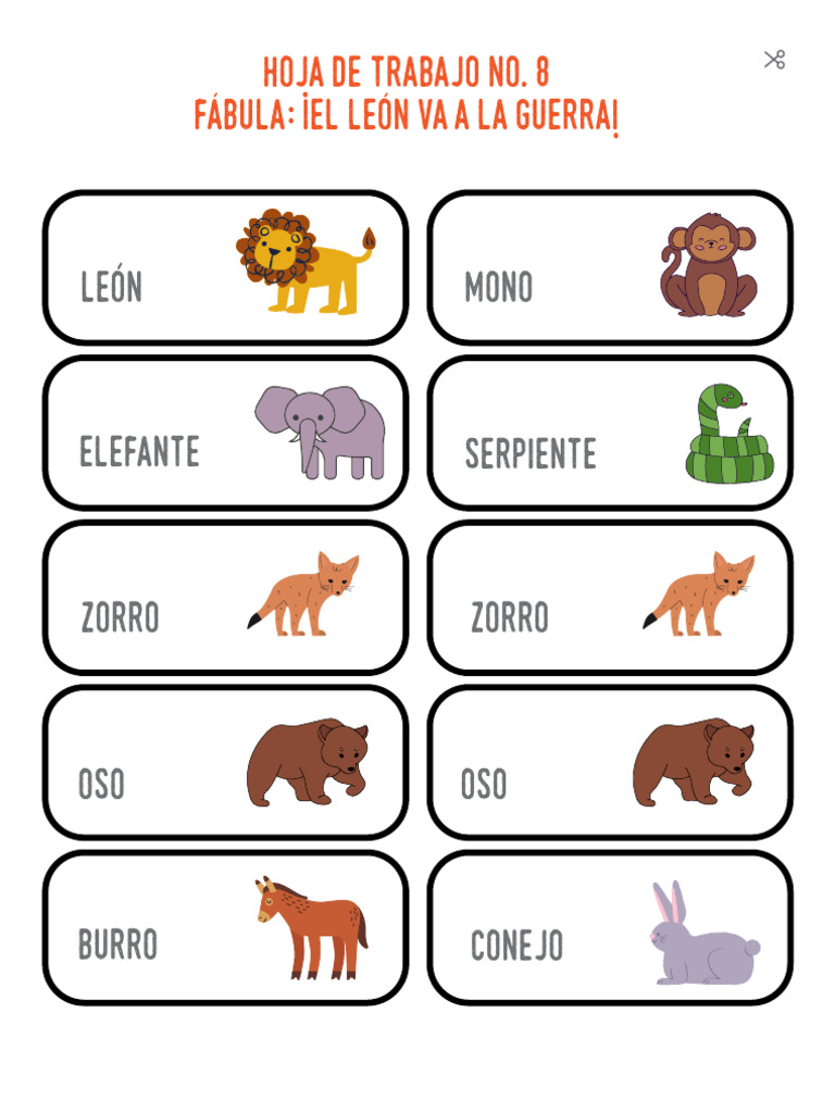 Hoja de Trabajo No. 8. ¡El Leon Va a La Guerra | PDF