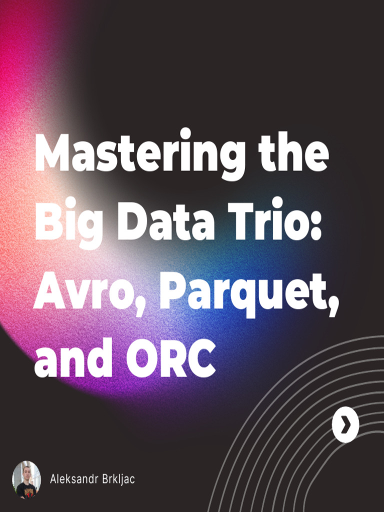 Avro Parquet | PDF | Computer Data | Software
