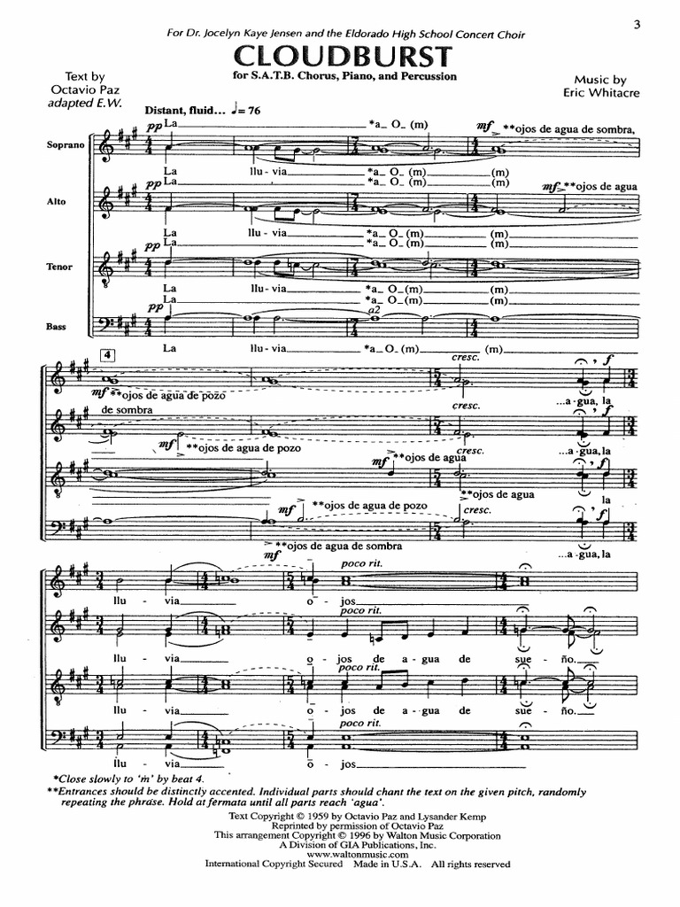 Cloudburst E. Whitacre | PDF