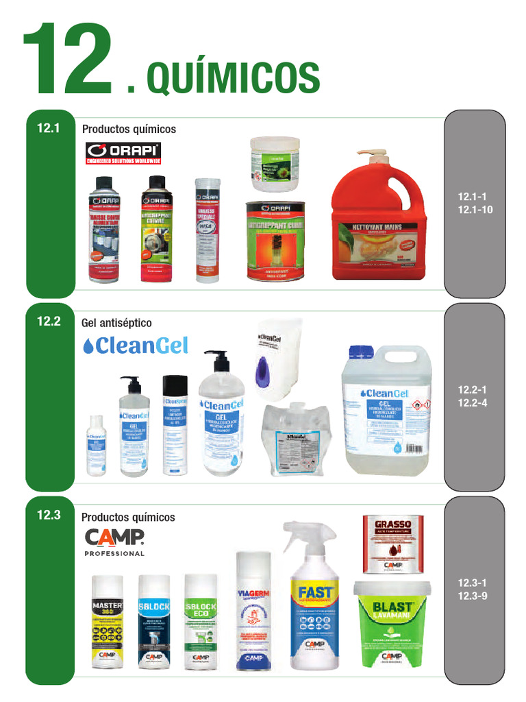 Productos Químicos y Lubricantes Industriales | PDF | Lubricante ...