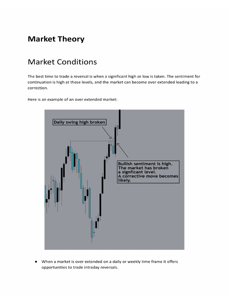 Market Theory | PDF