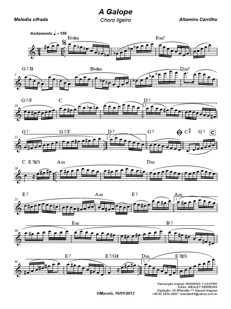 A Galope (Altamiro Carrilho) | PDF