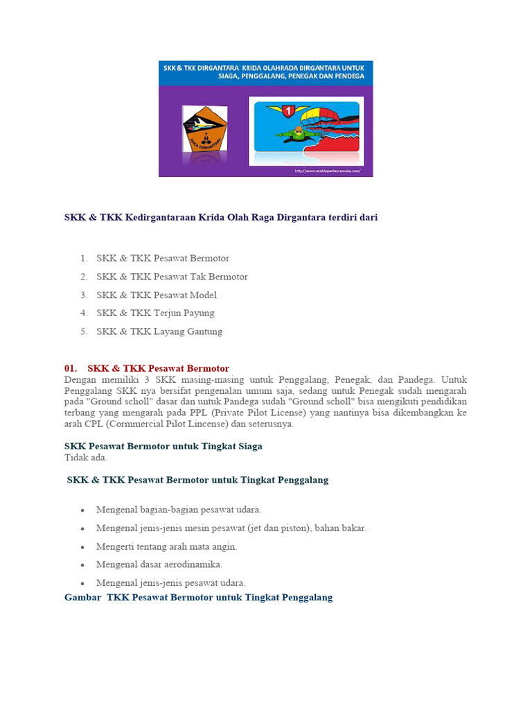 Krida TKK Dirgantara | PDF