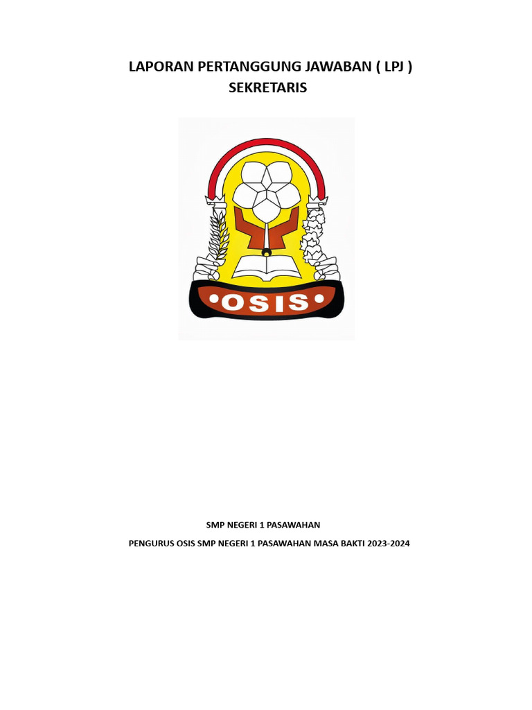 Laporan Pertanggung Jawaban (LPJ) | PDF | Seni