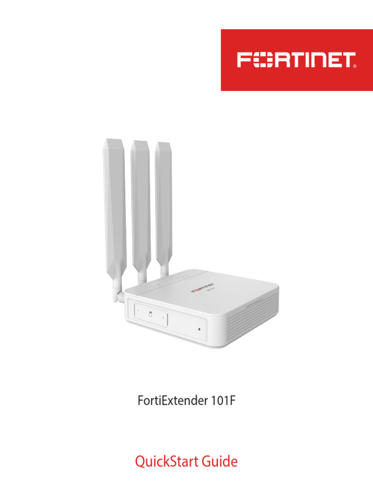 FortiExtender 101F QuickStart - Online | PDF | Electromagnetic ...