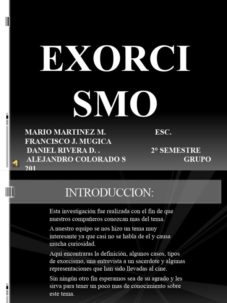 Exorcismo | PDF | Exorcismo