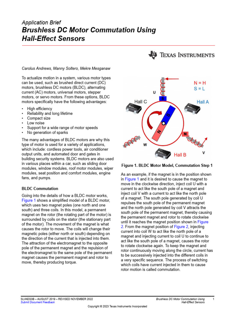 BLDC | PDF | Electric Motor | Manufactured Goods