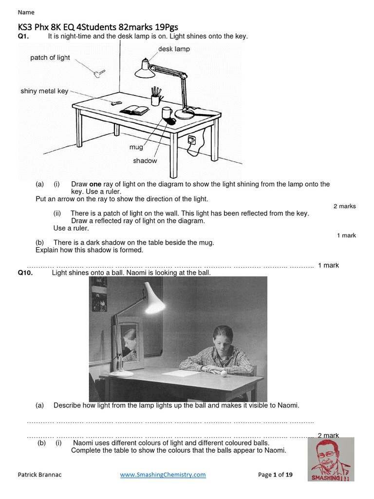 KS3 Light | PDF | Jupiter | Europa (Moon)