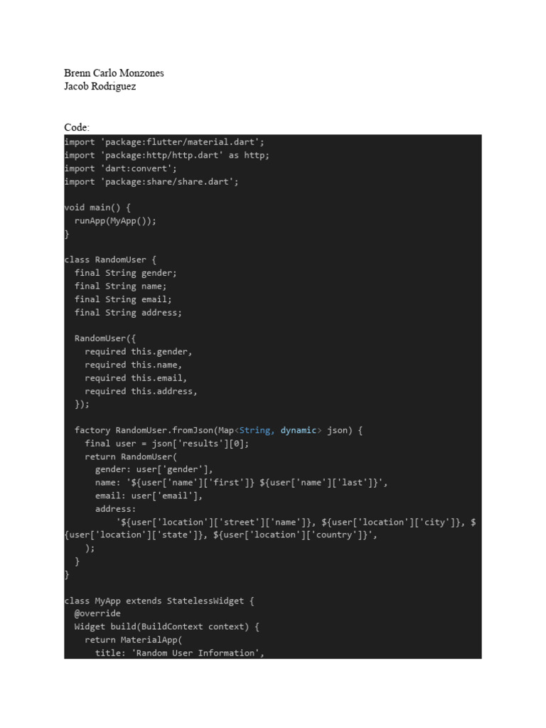 Api Flutter | PDF | Application Software | Icon (Computing)