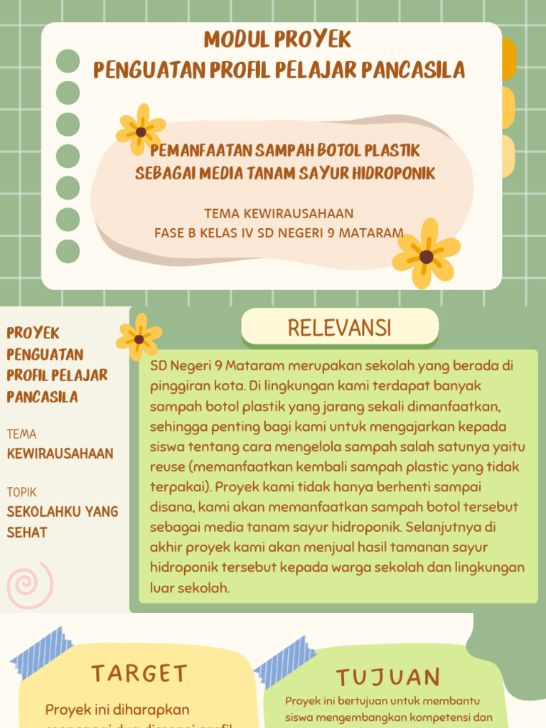 Modul P5 Kelas IV Semester Ganjil | PDF