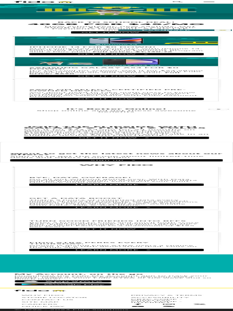 Phones, Plans and More - Go Get It - Fido | PDF | Mobile Software ...