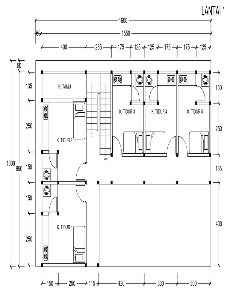 DENAH KOS 10 KAMAR | PDF