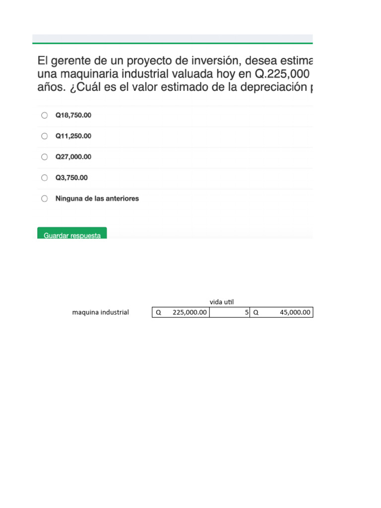 Examen Final Fin2 18009189 | PDF | Sector privado | Valores (Finanzas)