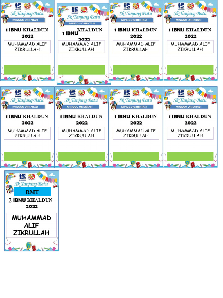 TAGGING NAMA RMT [Autosaved] | PDF | Malaysia | Onomastics