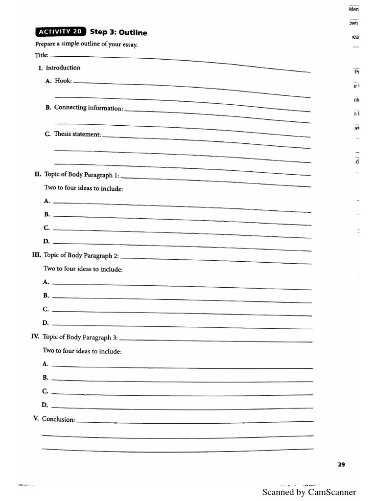 Structure Outline | PDF