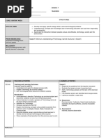 Lesson Plan GR 7 Technology T3 W6 | PDF | Crane (Machine) | Drawing