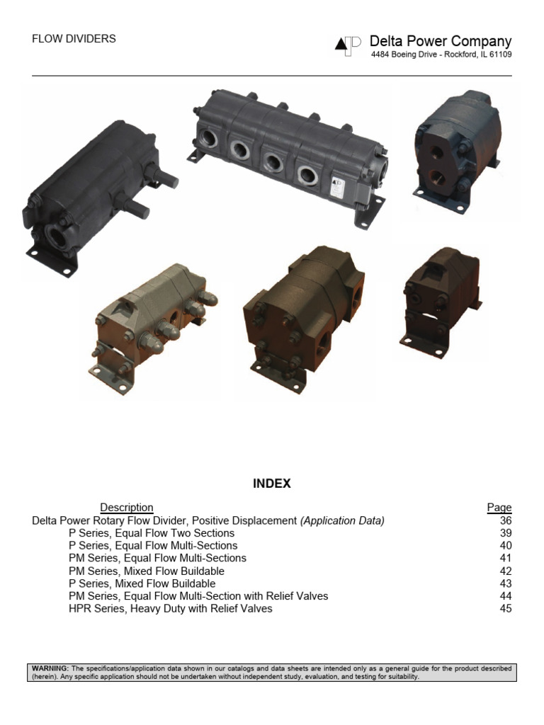 Delta Power-P PM HPR | PDF | Pump | Hydraulics