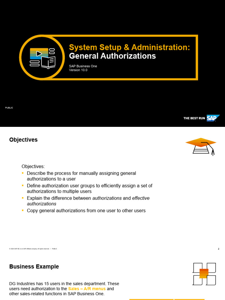 10_Impl_32_SystemSetup_GeneralAuthorizations | PDF | Menu (Computing) | Microsoft Excel