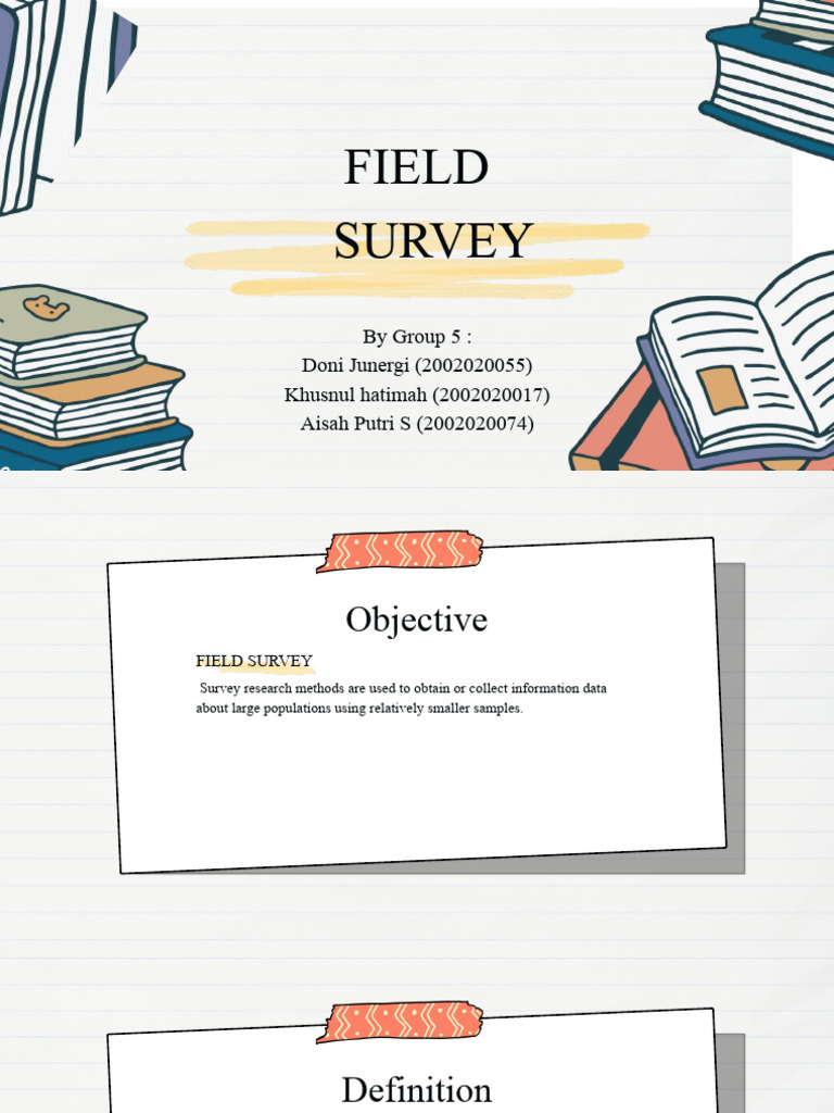 Field Survey Methods Guide | PDF | Computers
