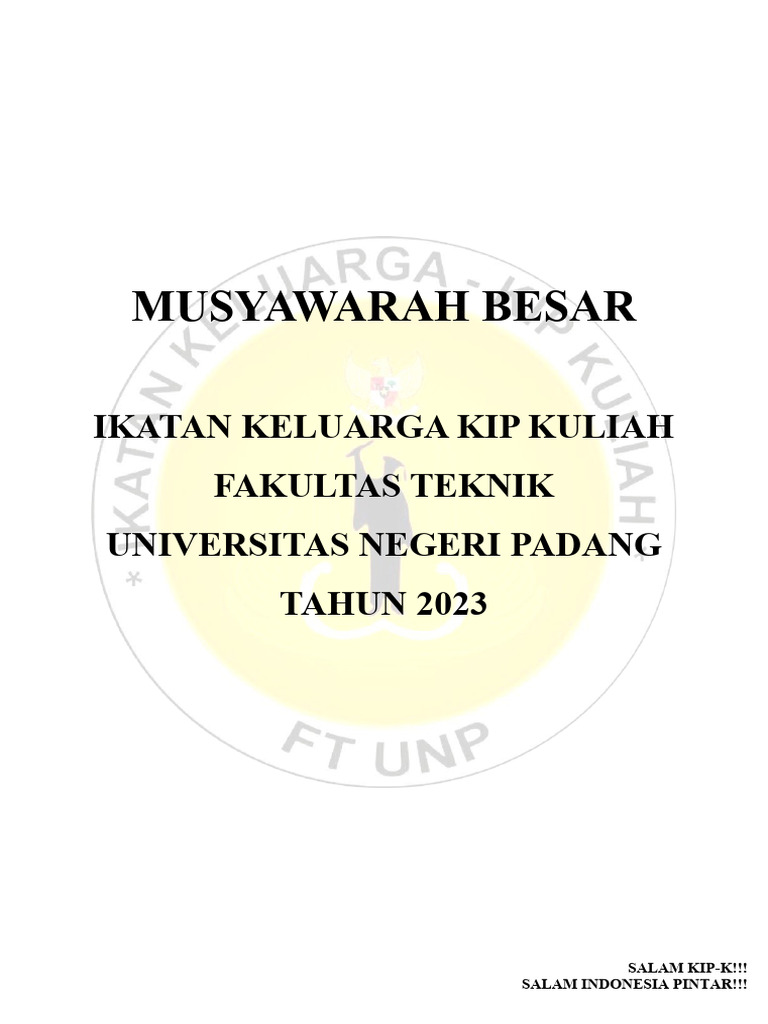 Mubes IK-KIP FT UNP 2023 | PDF | Hukum