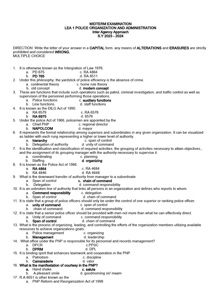 Lea 1 Midterm Next | PDF