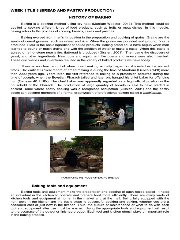 Handouts BPP | PDF | Flour | Baking