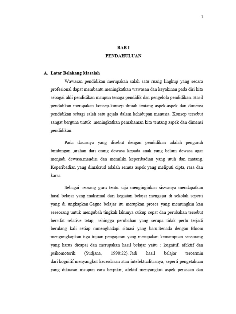 Draf Laporan PKP Dari Bab 1 - Bab Iii | PDF | Karier & Perkembangan