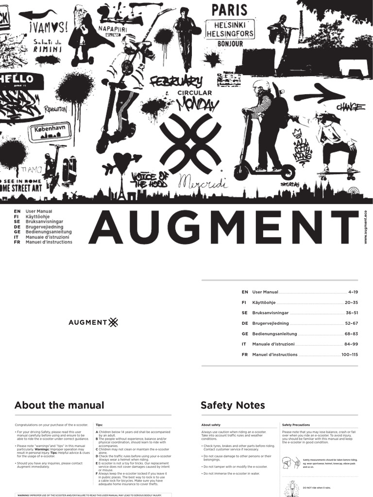 Augment ES 210 User Manual | PDF | Manufactured Goods | Vehicles
