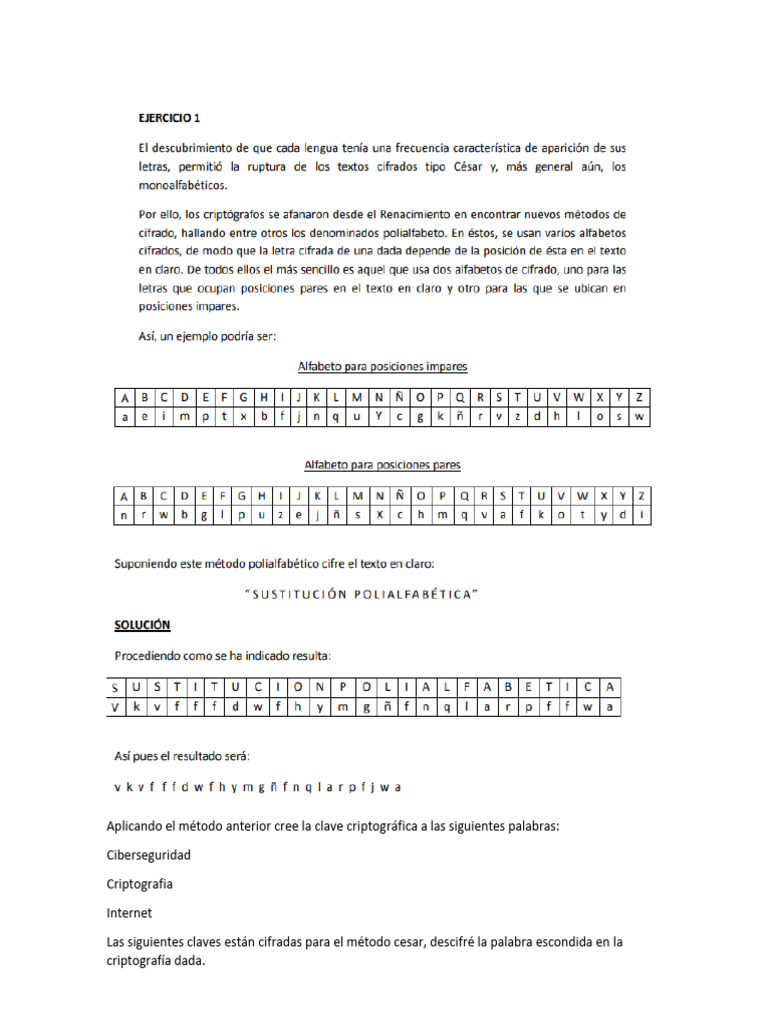 Ejercicios de Criptográfia Semana 10 | PDF