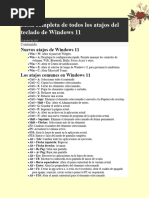 Atajos de Teclado para Windows 11 | PDF | Ventana (informática ...