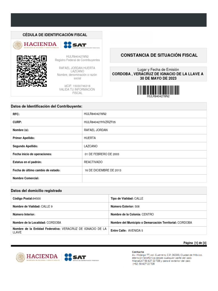 Constancia Act032023 Rafael Jordan Huerta Lazcano-4 | PDF