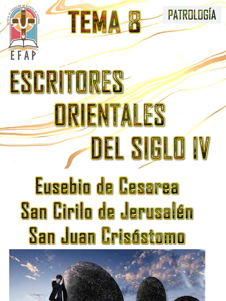 Patrología Tema 8 Escritores Orientales Del Siglo IV | PDF | Eusebio | eucaristía