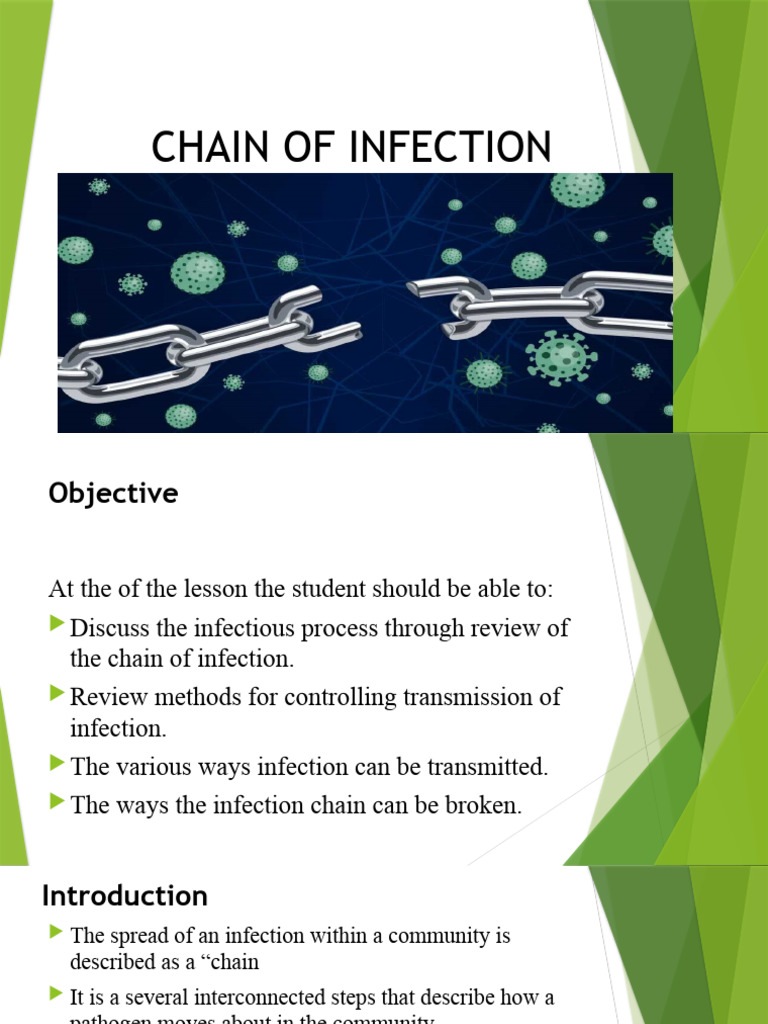 chain of infection | PDF | Infection | Pathogen