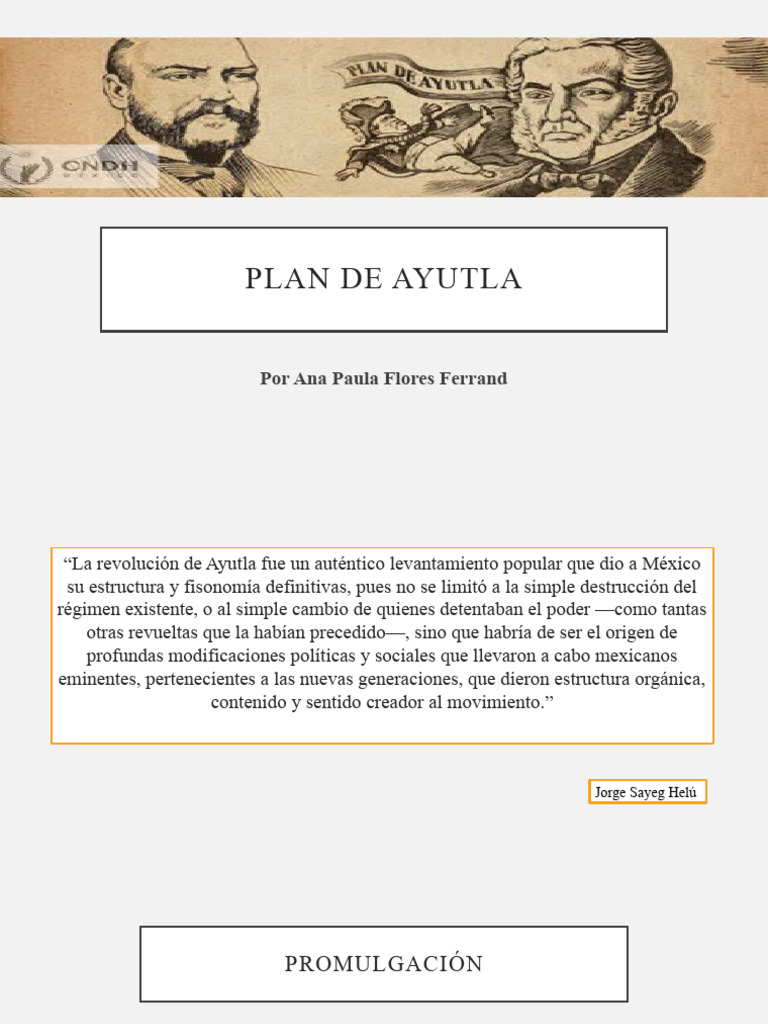 Plan de Ayutla | PDF
