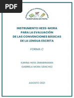 Hess Mora Formato B | PDF | Sílaba | Puntuación