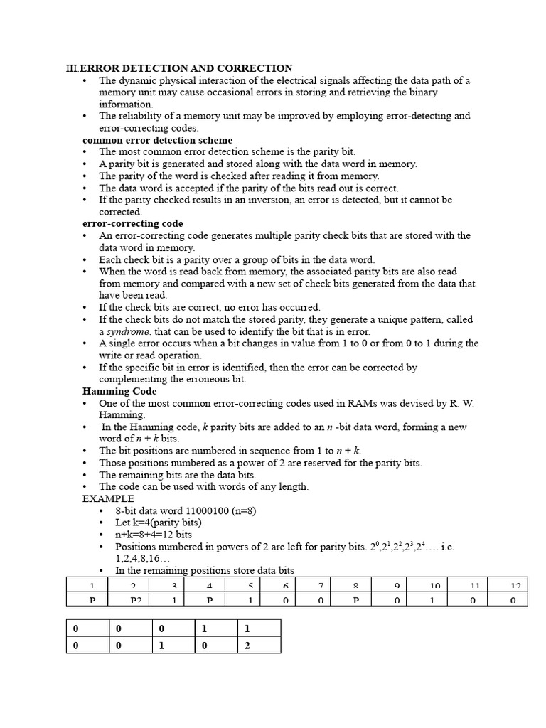 Unit V Notes 2 Pdf Error Detection And Correction Data Transmission