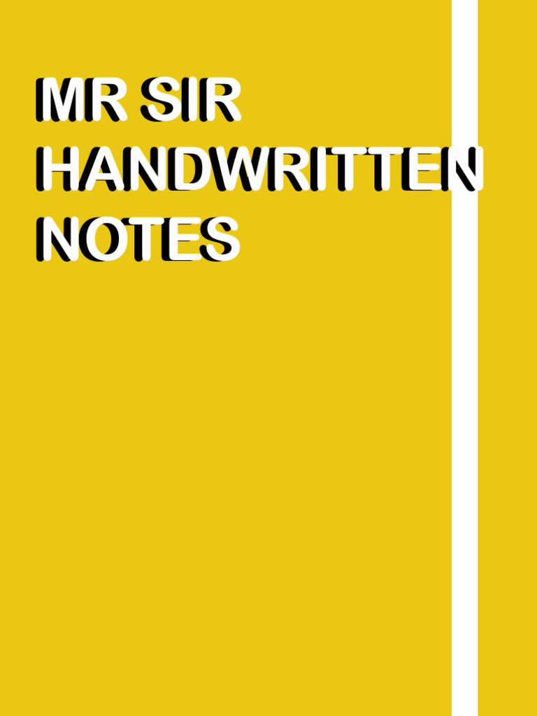 MR Sir Notes Med Easy | PDF | Mechanical Engineering | Theory Of Relativity