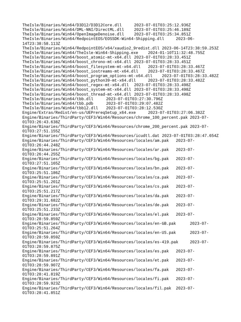 Manifest_NonUFSFiles_Win64 | PDF | Ibm Pc Compatibles | Microcomputer Software