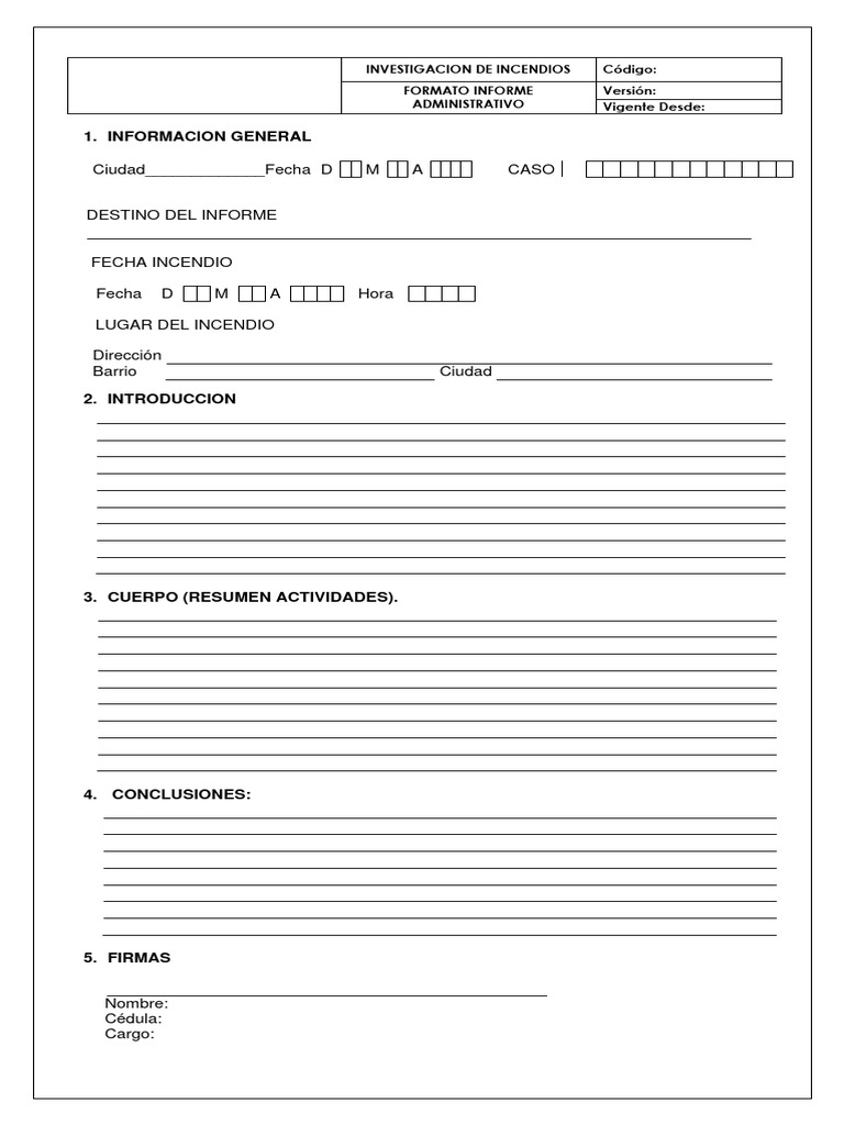 Formato Informe Administrativo.doc (1) | PDF