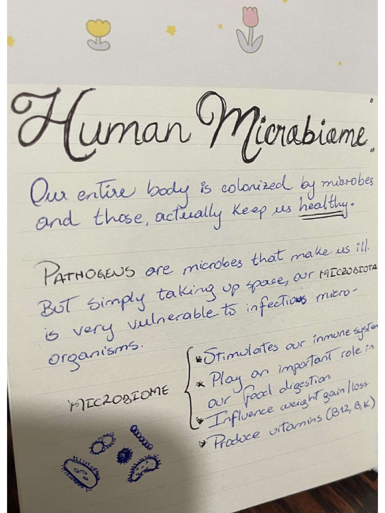 Human Microbiome - Notes | PDF