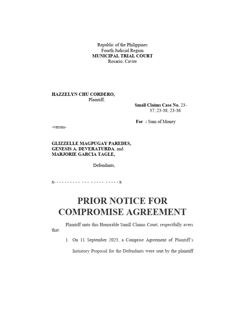 Prior Notice | PDF | Damages | Public Law