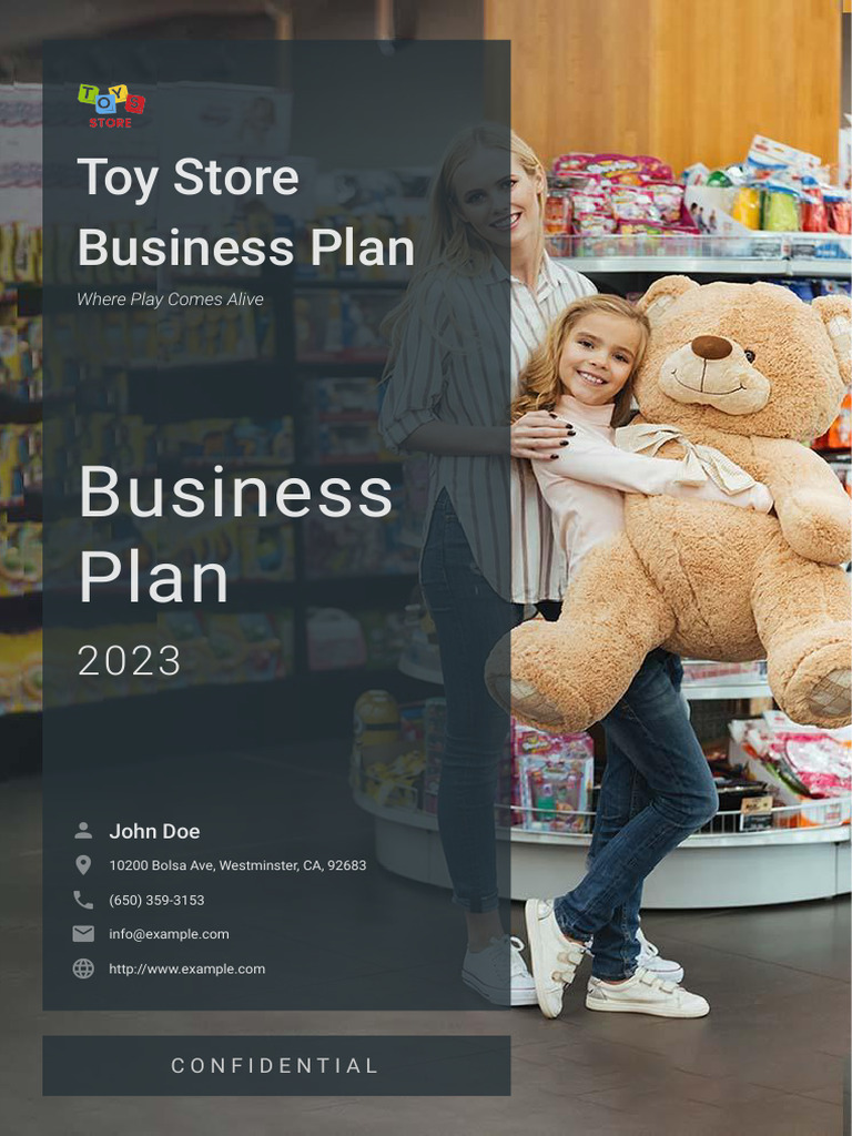 Toy Store Business Plan Example | PDF | Marketing | Retail