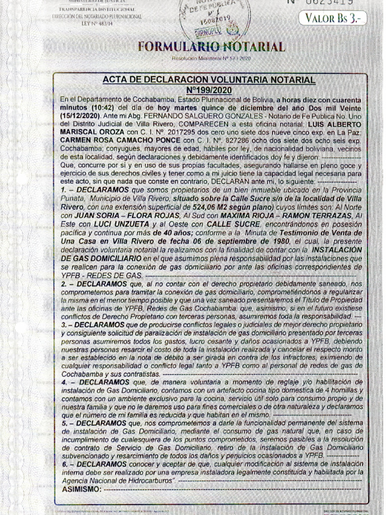 Autorizacion Ypfb | PDF