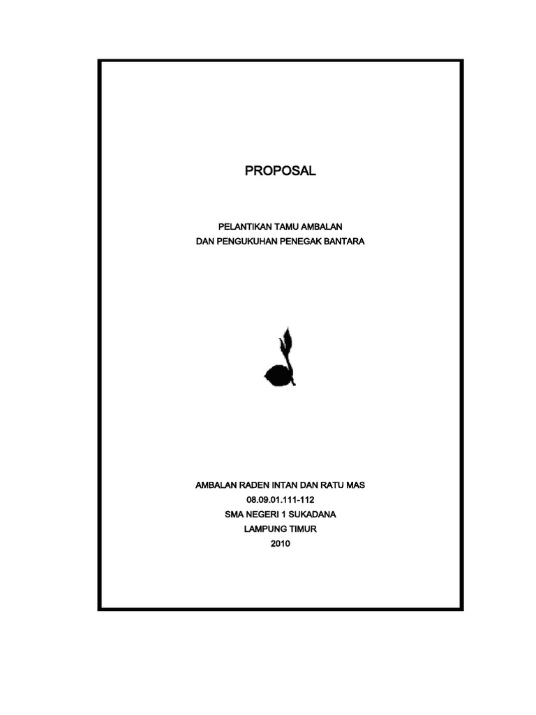 Proposal DKA | PDF | Perjalanan