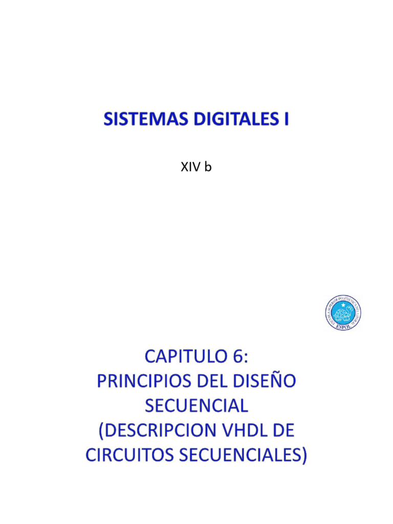 Sesion14b VHDL Secuencial | PDF | Vhdl | Programación de computadoras