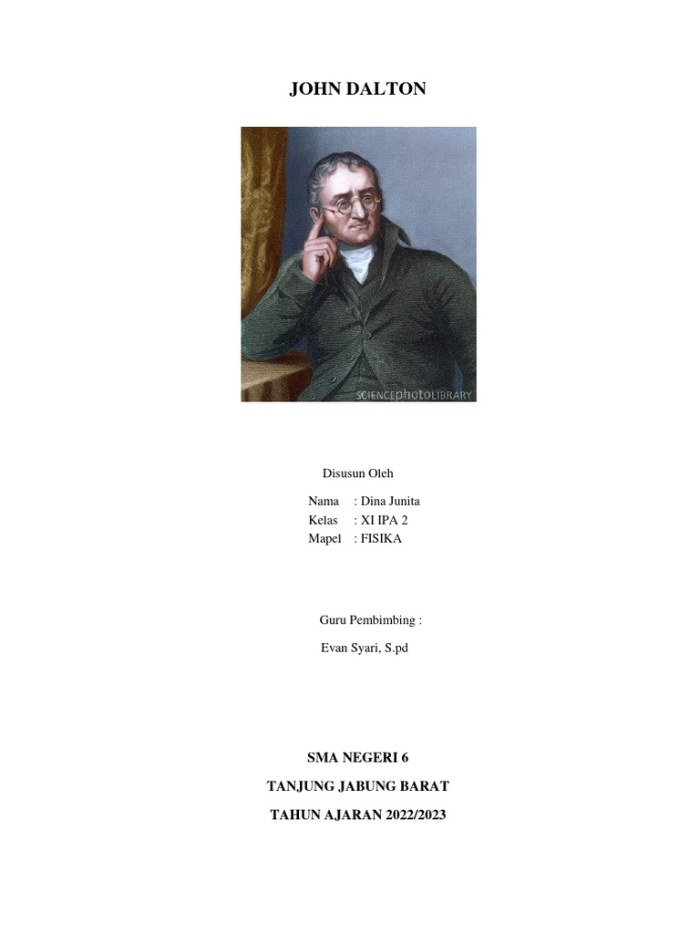 Biografi dan Kontribusi John Dalton | PDF
