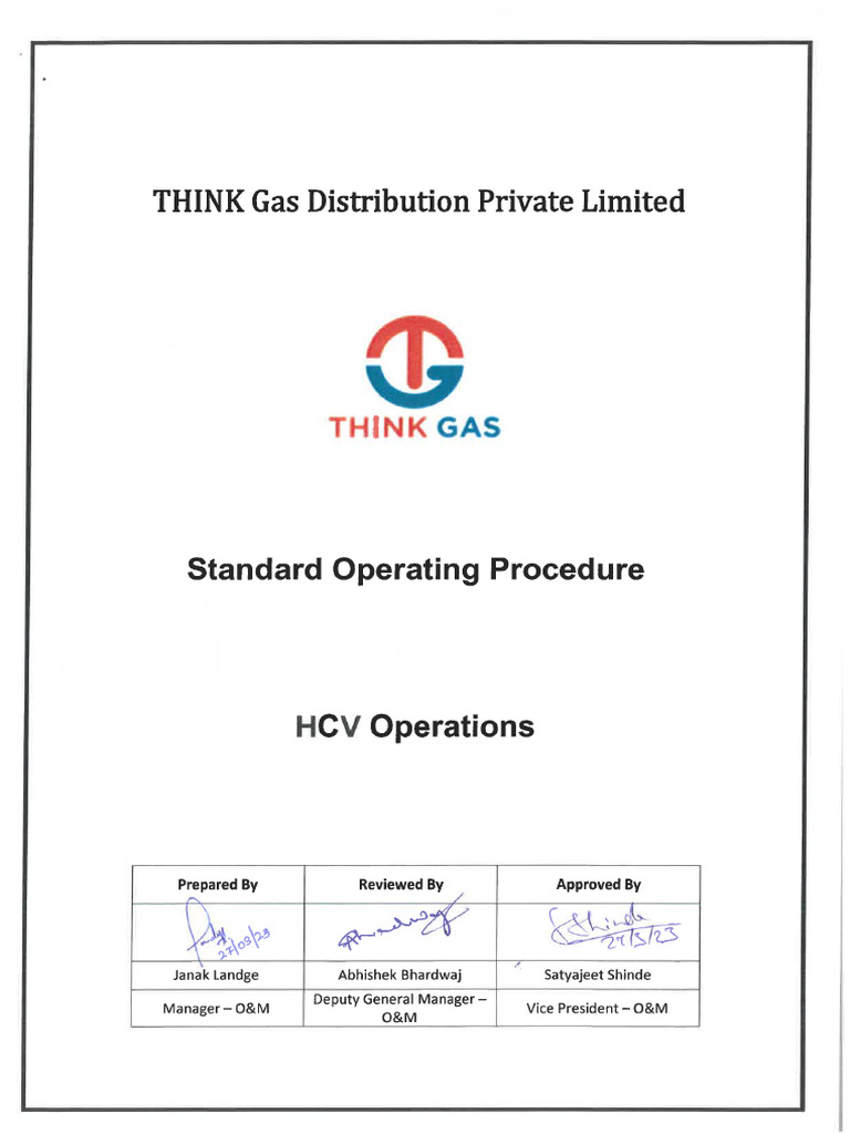 SOP- HCV Operations | PDF