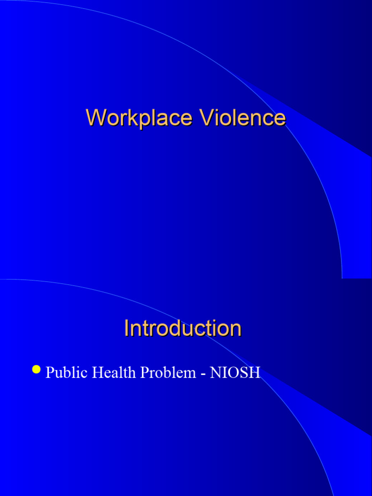 Workplace Violence | PDF | Violence | Mental Disorder