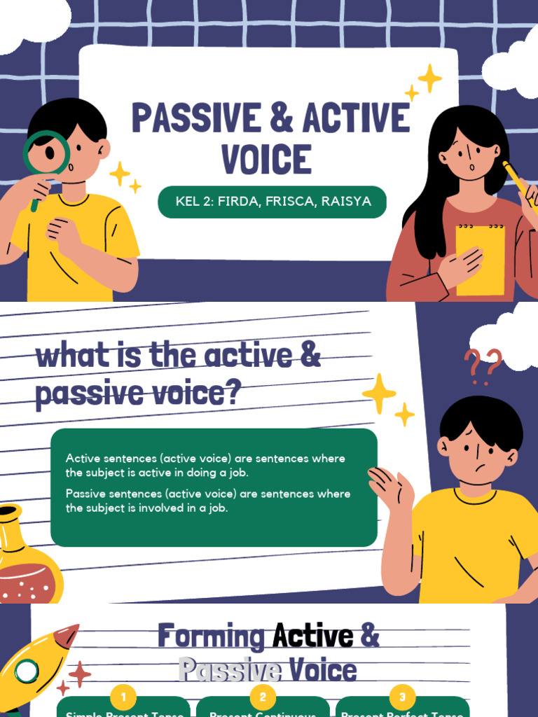 Passive Voice Kelompok 2 | PDF | Perfect (Grammar) | Language Mechanics